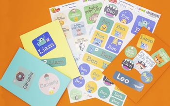 Gepersonaliseerde naamstickers - personaliseer je eigen stickers